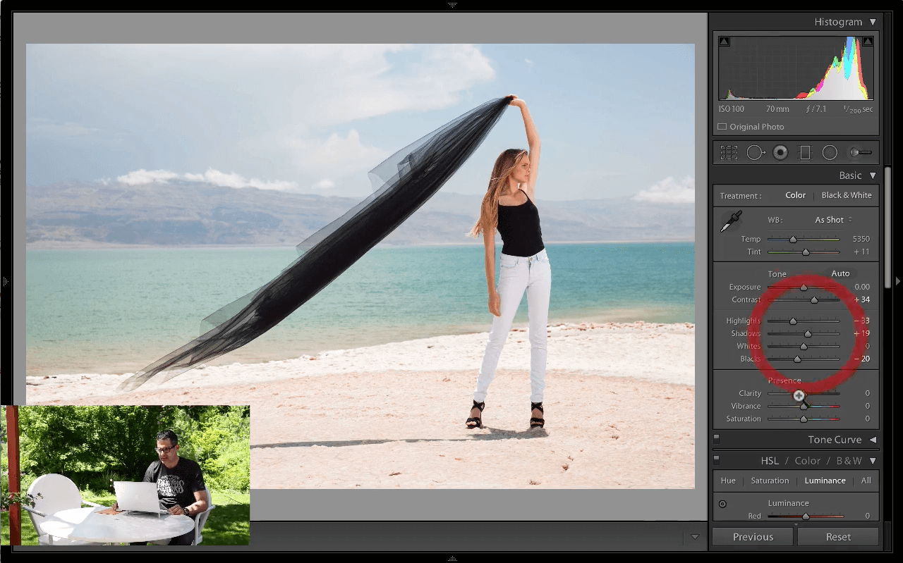 Beautiful Model, Lowest Place on Earth AND my LR edit! | Fro Knows Photo